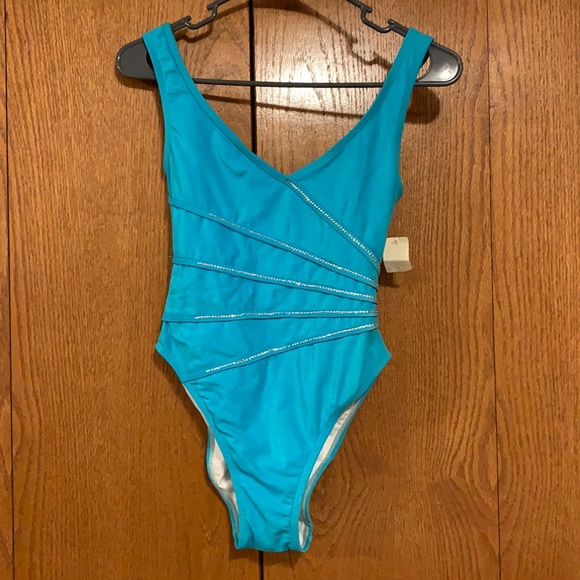 Swim | Vintage Blue Pageant Competition Swimsuit | Poshmark